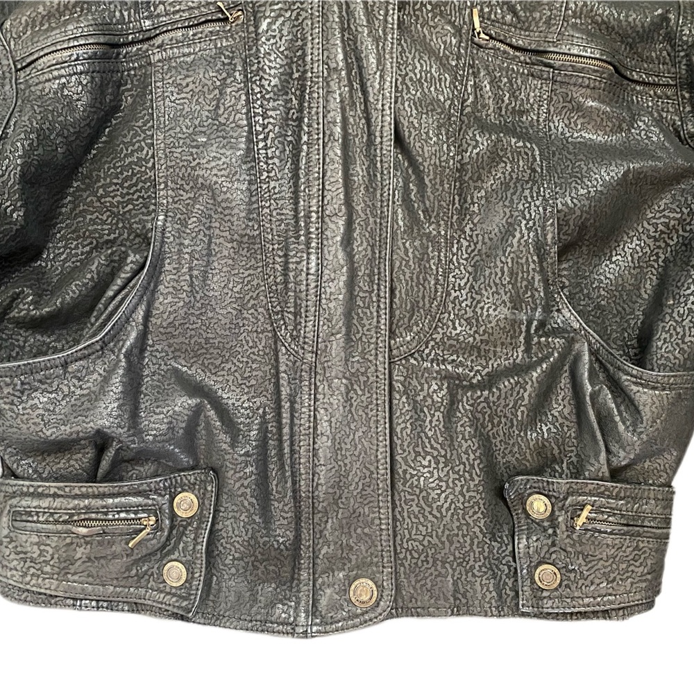 Winlit 80's Leather Jacket - Gem